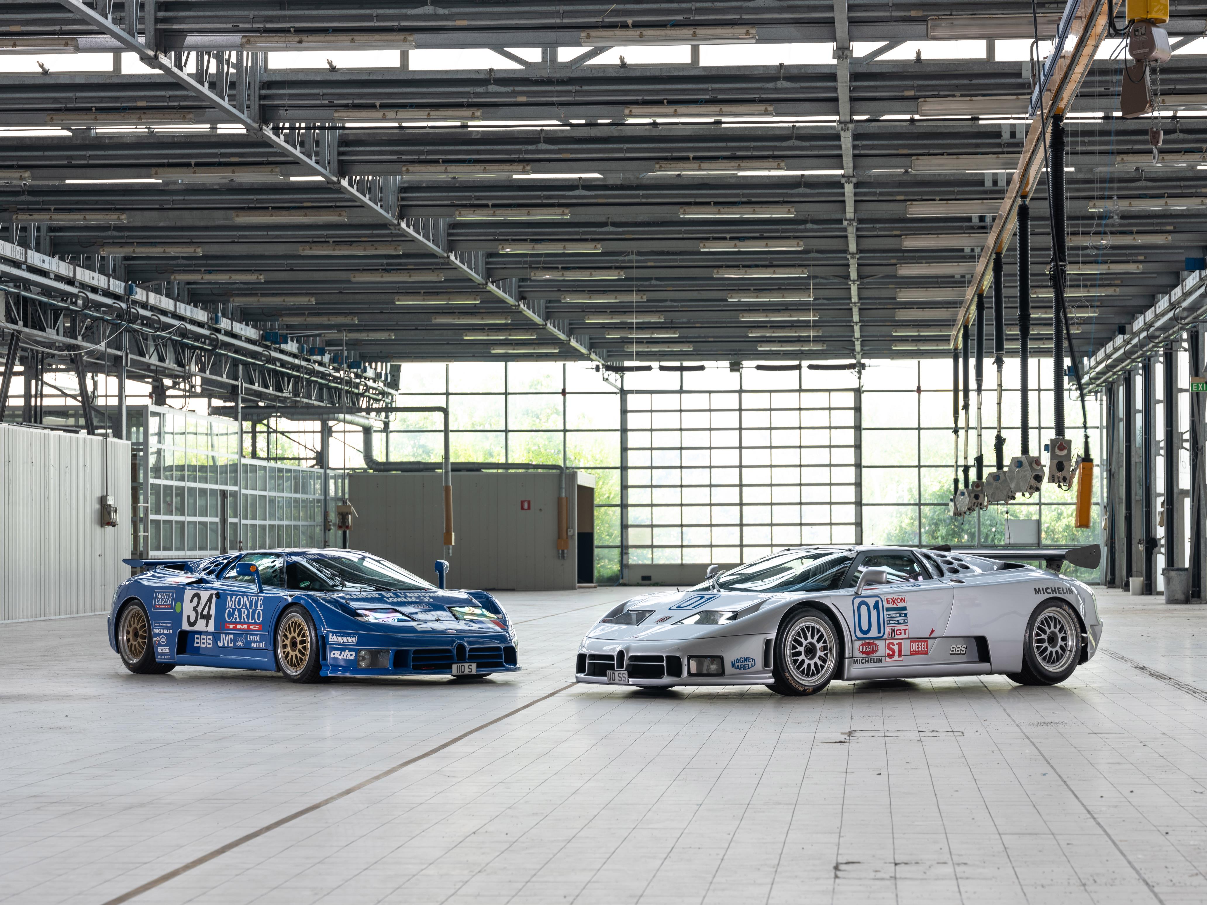 Bugatti y su historia recuerda la fábrica azul en Campogalliano